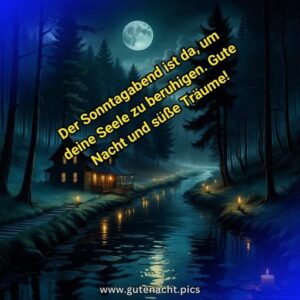ᐅ 1000+ Schönen Sonntag abend und später eine gute Nacht [AKTUALISIERT ...